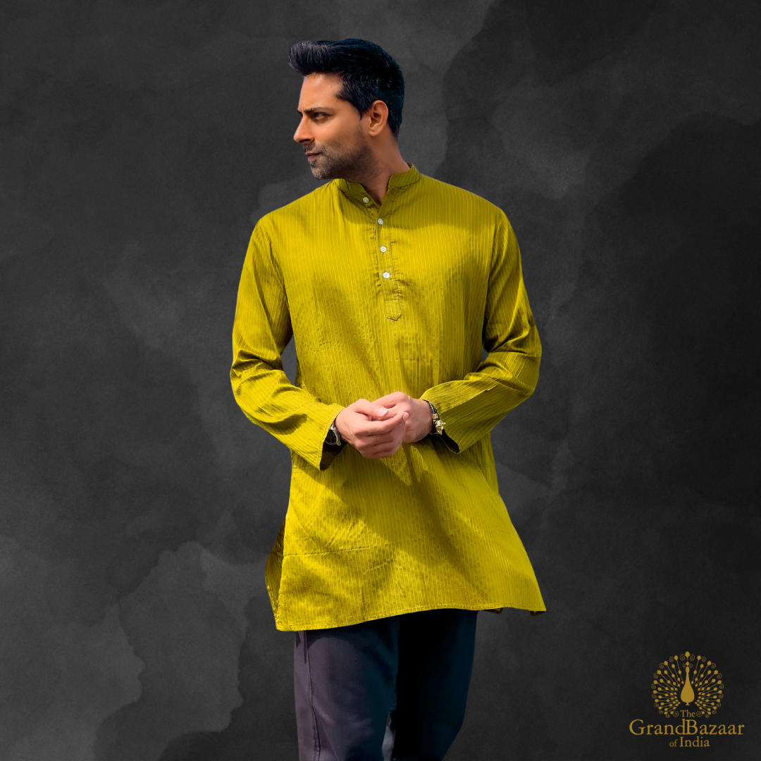 Elegant Men's Kurtas for All Occasions – The Grand Bazaar of India | Online